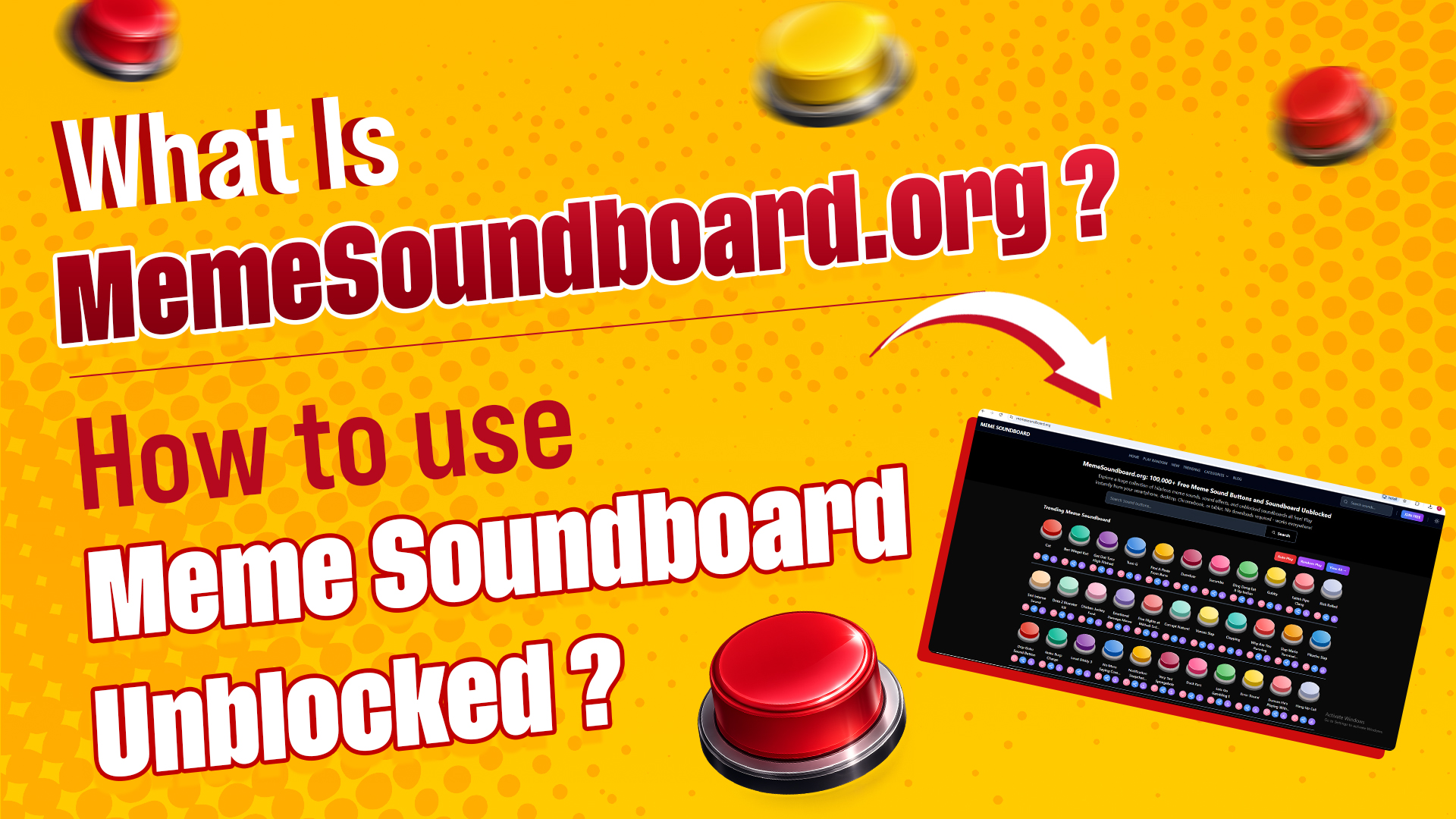Sound Buttons: 1,00,000+ Meme Soundboard Unblocked